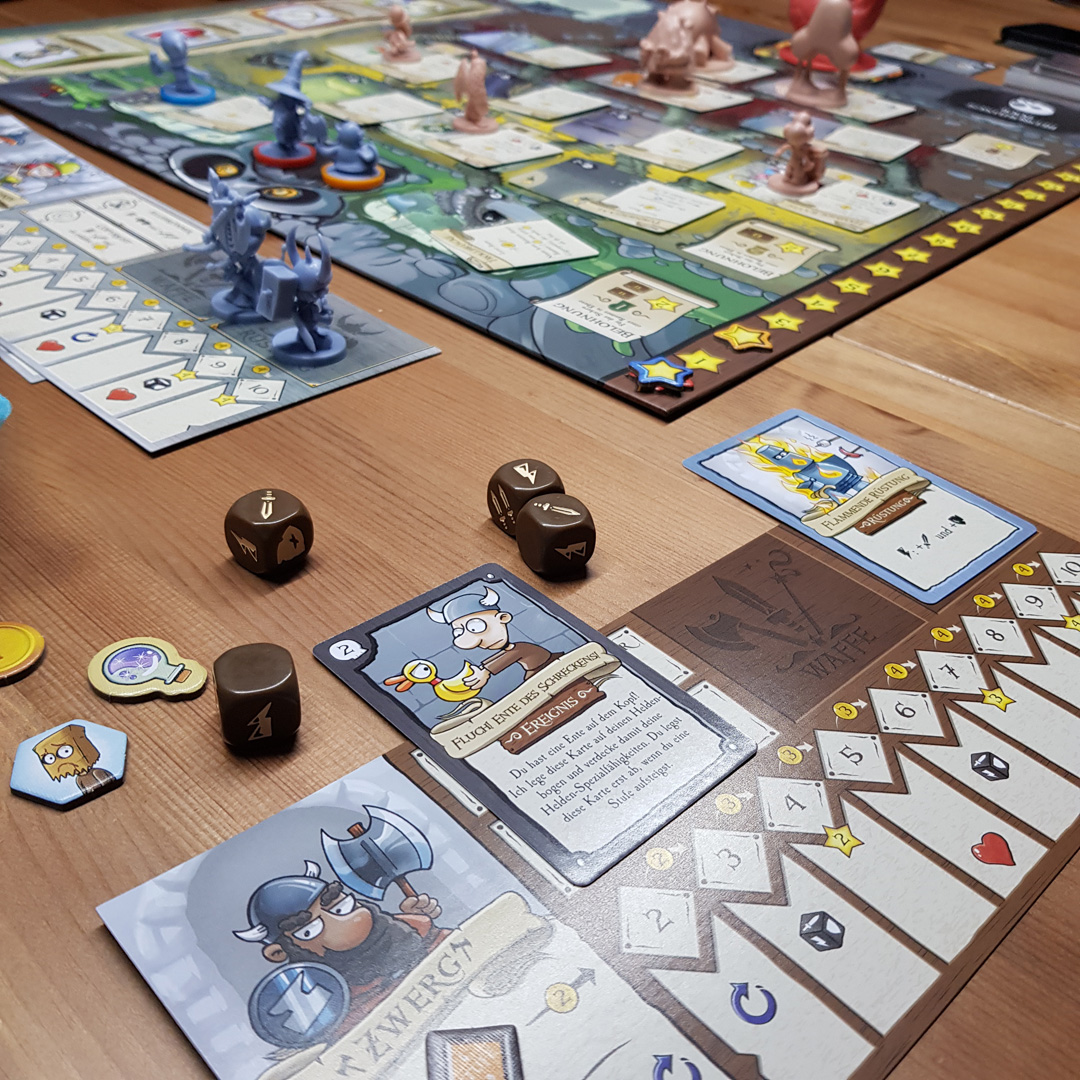 Munchkin Dungeon - Rezension - Brettspielpoesie